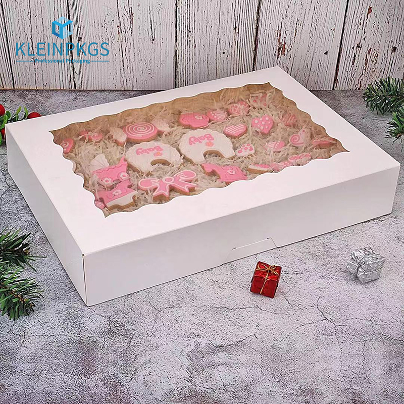 Pink Cake Boxes with Window - kleinpkgs